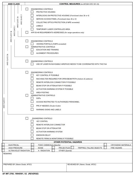 Af Form 2760 Printable Form 2025