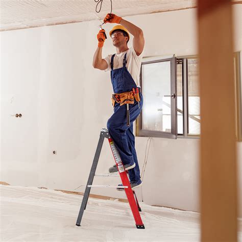 A Frame Fibreglass Stepladder Caslad