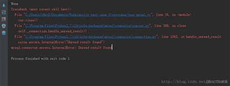Win10，python27，mysql Connector Python 报错 Nnectorerrors