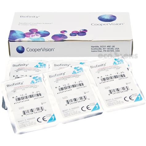 Biofinity Pack Contactsdaily Contact Lens