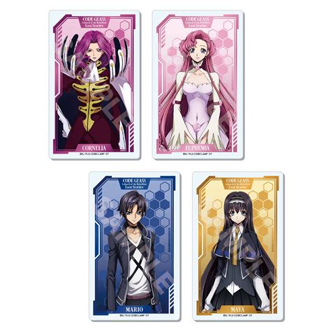 Code Geass Lelouch Of The Rebellion Acrylic Card Colleciton Vol1 A