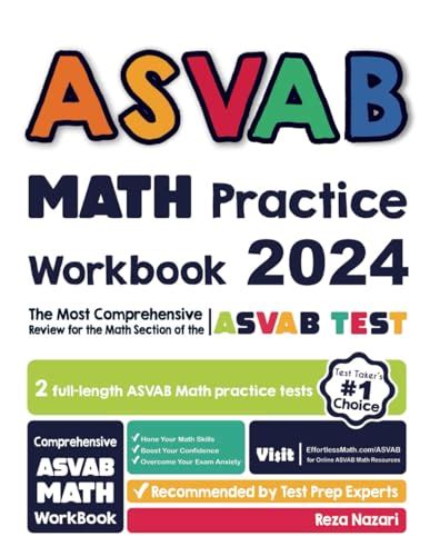Asvab Math Practice Workbook The Most Comprehensive