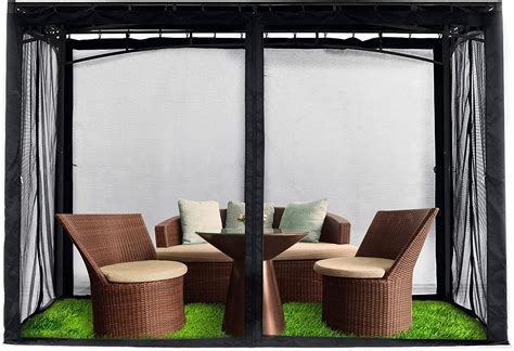 Mosquito Netting Outdoor Screen House Tent Screen Wall With Zipper For