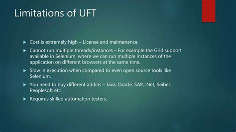 Introduction To Unified Functional Testing 12 Uft Pptx