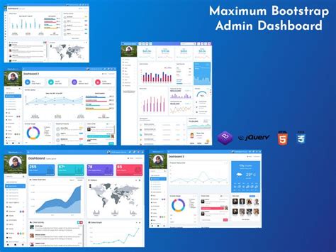 Maximum Responsive Bootstrap 4 And 5 Admin Dashboard Ui And Webapp Template