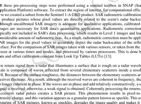 Steps For Water Logging Monitoring In Sar Images Download Scientific Diagram