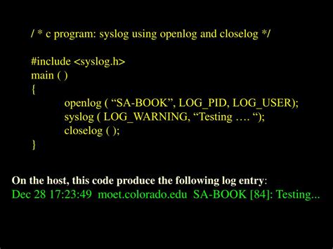ppt syslog and log files powerpoint presentation free download id