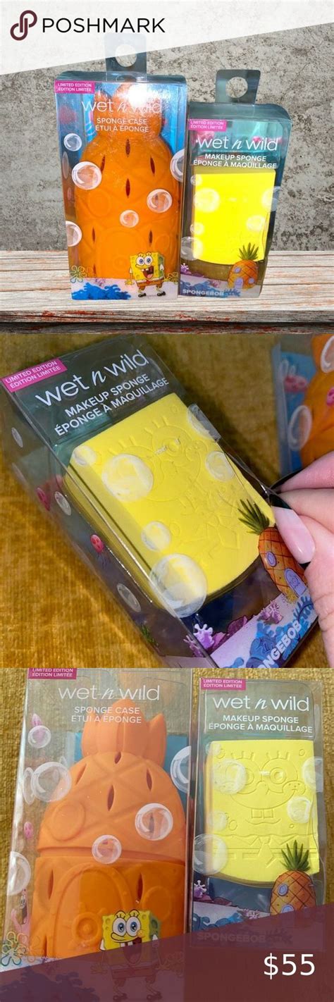 Bnib Wet N Wild Spongebob Squarepants Nautical Nonsense Sponge And Sponge Case Wet N Wild