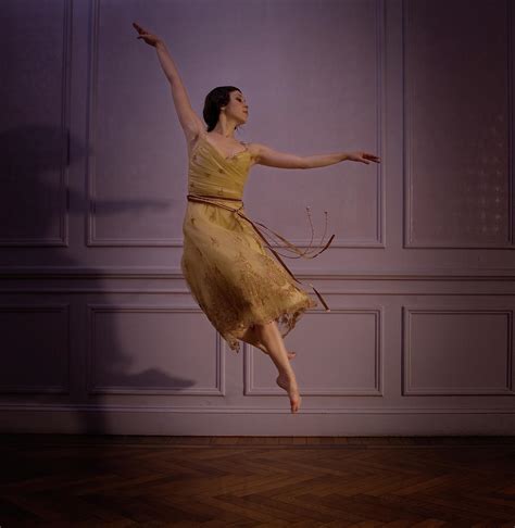 Ballet Dancer Leaping In Mid Air By Kathrin Ziegler