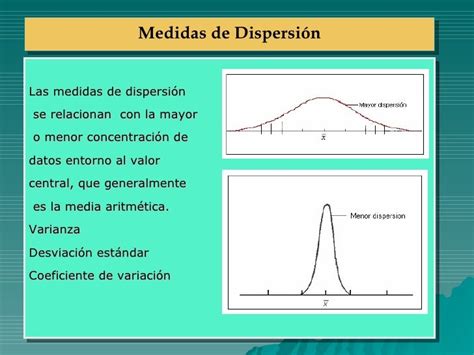 Estadística Descriptiva Medidas De Dispersion