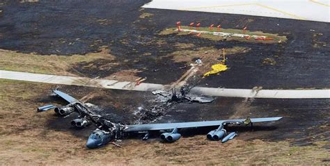 Crash Of A Boeing B 52h 155 Bw Stratofortress At Andersen Afb Bureau