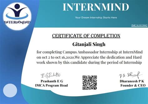 Gitanjali Singh On Linkedin Opportunity Campusambassador Internship Internmind