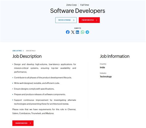 Jones Sathya On Linkedin Zoho Hiring Zohojobs Zohocareers Zohoopportunities