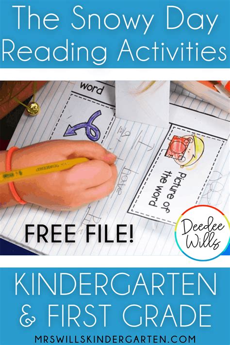 7 Fun The Snowy Day Activities For Kindergarten And Lesson Plans