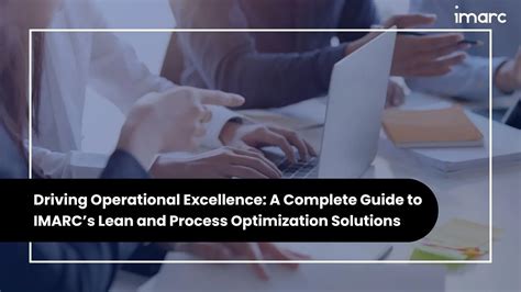 Process Optimization And Lean Consulting Services Imarc