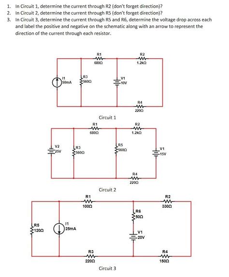 Solved In Circuit Determine The Current Through R Chegg Com
