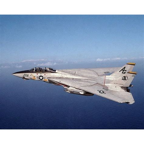 F 14a Tomcat In Flight F 14 Style A 24x36 Inch Glossy Laminated Aviation Poster Stunning