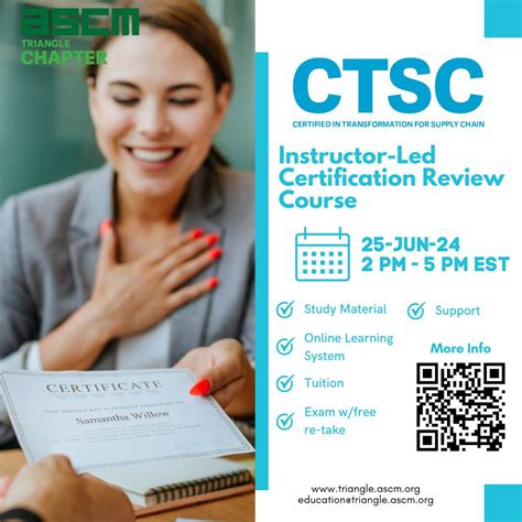 Ascm Triangle Chapter On Linkedin Ctsc Certified In Transformation For Supply Chains