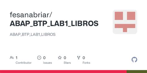 Github Fesanabriarabapbtplab1libros Abapbtplab1libros