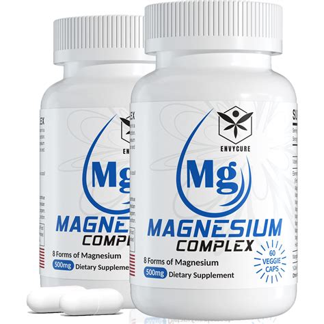 Magnesium Complex Supplement 8 Forms 500mg Magnesium