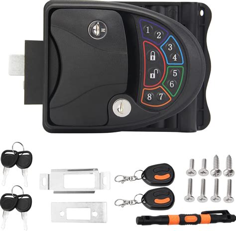 Opl5 Rv Keyless Entry Door Lock Handle Latch With 20m Remote Controller