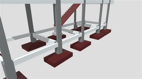 Residência D 3d Model By Pilotis Estrutural Pilotis 55a6fc6
