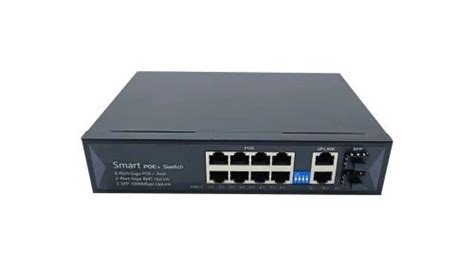 82 Gigabit Poe Switch 8 Poe Port Lan Capable Black At ₹ 5500unit