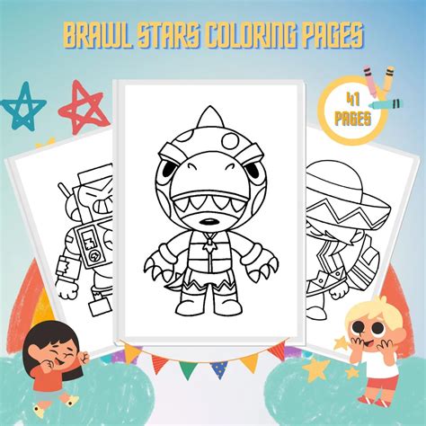 Free Bea Brawl Stars Coloring Pages Download And Print