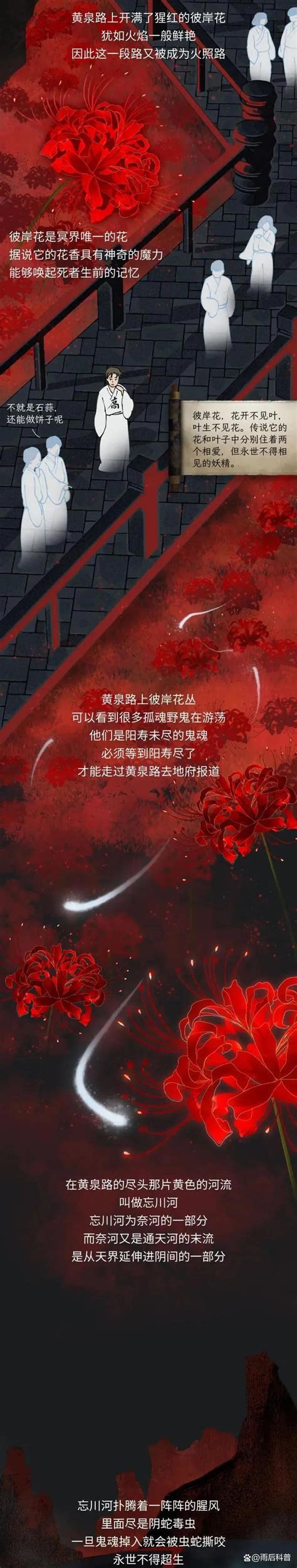 人死後走的黃泉路到底啥樣一組漫畫帶你體驗膽小者勿進 頭條匯