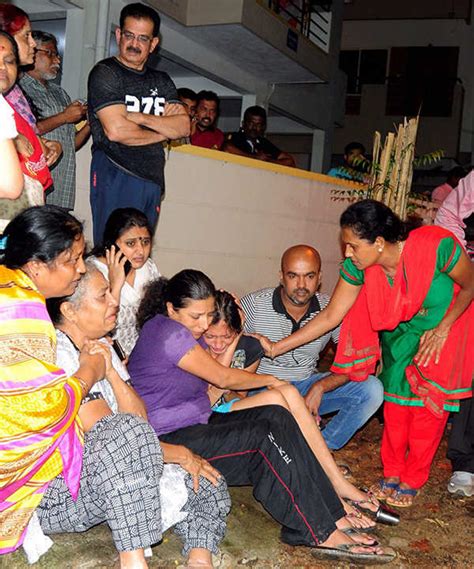 Police Inspect The Spot Where Senior Journalist Gauri Lankesh Was Shot