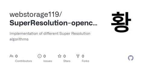 Github Webstorage119superresolution Implementation Of Different
