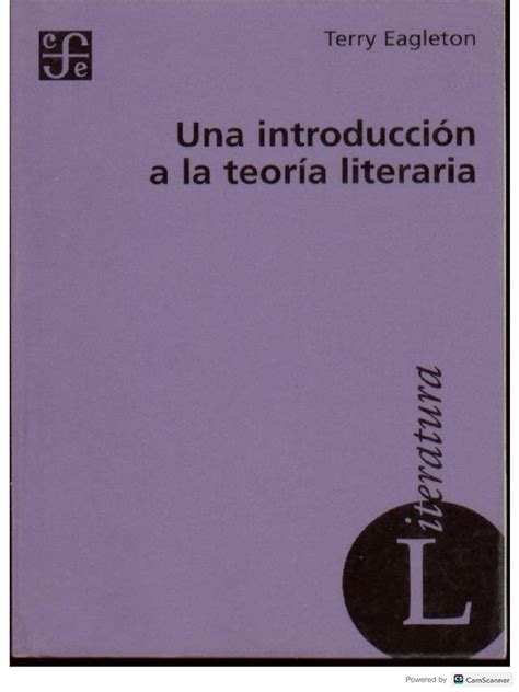 Eagleton Terry Una Introduccion A La Teoria Literaria Pdf