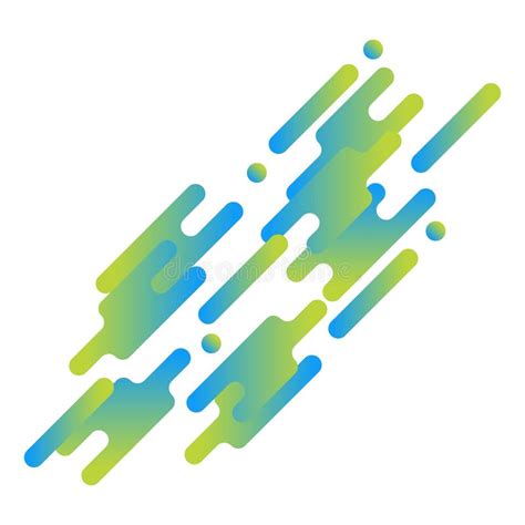 Rounded Lines Shapes In Diagonal Rhythm Dynamic Composition Geometric