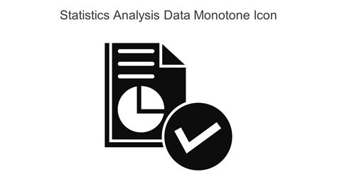 Statistics Analysis Data Monotone Icon In Powerpoint Pptx Png And Editable Eps Format PPT Slide
