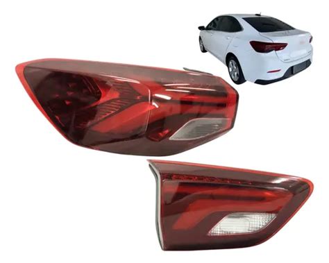 Lanterna Completa Onix Plus Lt 2023 2024 Com Led Esquerda Frete Grátis
