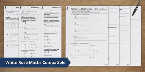Addition And Subtraction Of Unit Fractions Twinkl