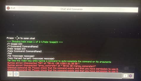 Commands Not Working On Converted World Bedrock Edition Rminecraft