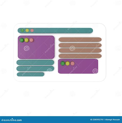 Minimal 3d Illustration Web Ui Or Ux Design Web Page Concept Web