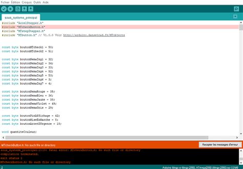 Problème De Compilation Avec Une Bibliothèque Français Arduino Forum