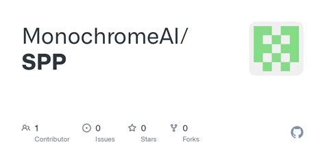 GitHub MonochromeAI SPP