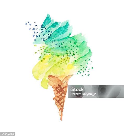 밝은 사육제 백색과 및 아티스틱 모양 아이스크림 원뿔형 건강에 좋지 않은 음식에 대한 스톡 벡터 아트 및 기타 이미지 건강에 좋지 않은 음식 경외감 그릇 Istock