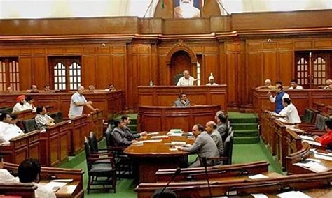 Manipur Issue Rocks Delhi Assembly 5 Bjp Mlas Marshalled Out