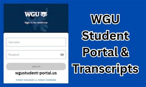 Wgu Student Portal And Transcripts Breaking Ac