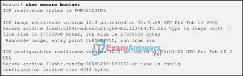 CCNA Security Chapter Exam Answers CCNAS V