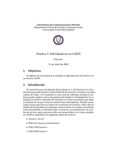Soft Handover En Umts Pdf Descargar Gratis Pdf Gsm Ingeniería En Telecomunicaciones