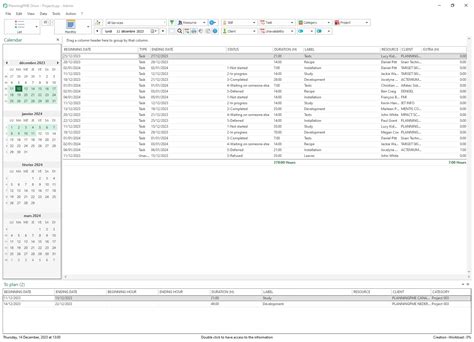 Customising The Task Display Within The Software PlanningPME
