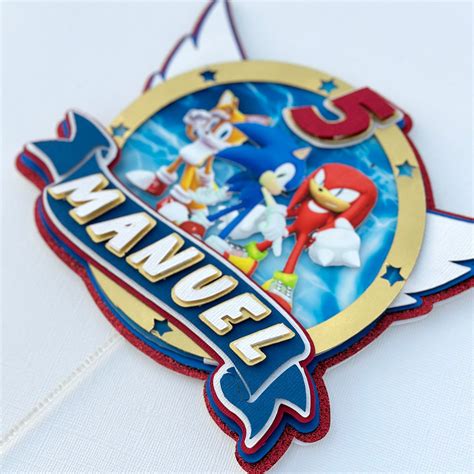 Sonic Cake Topper Printable Pdf Printable Free Templates