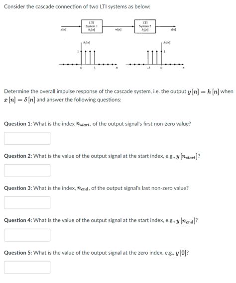 Solved Consider The Cascade Connection Of Two LTI Systems As Chegg Com