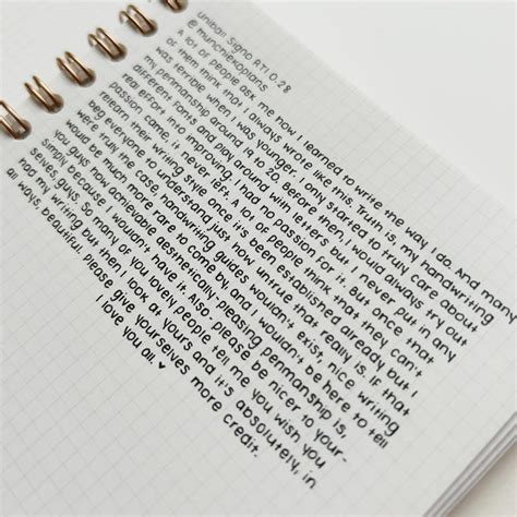 Neat Handwriting