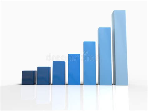 3dÂ Chart OfÂ Exponential Growth Or Compound Interest Stock Illustration Illustration Of
